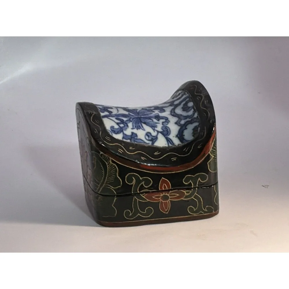 Handmade | Office | 2 Handmade Hand Painted Paper Mache Trinket Box ...